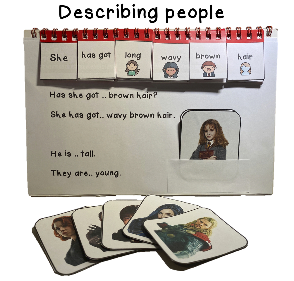 Describing people CALENDAR CRAFT