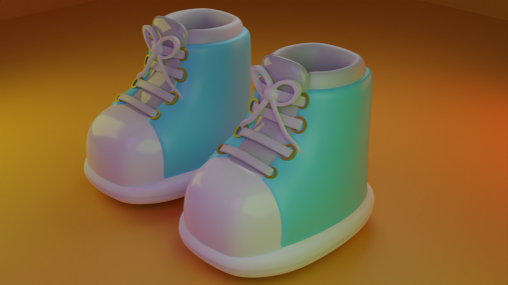 Stylized 3D Shoes - Blender File