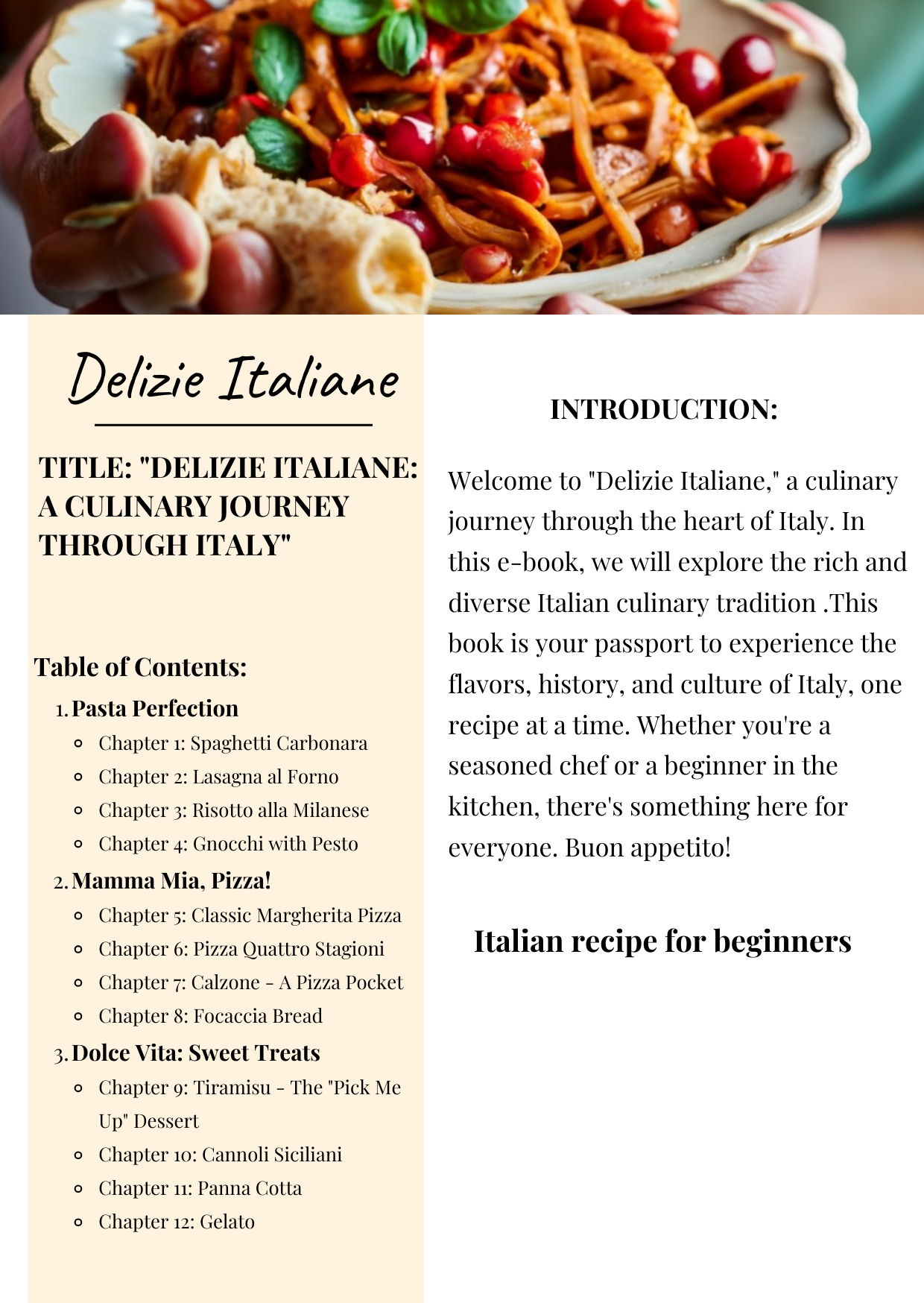 Delizie Italiane: A Culinary Journey Through Italy