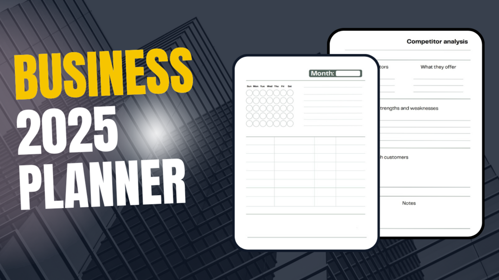 Vision to Victory: The Ultimate Business Planner