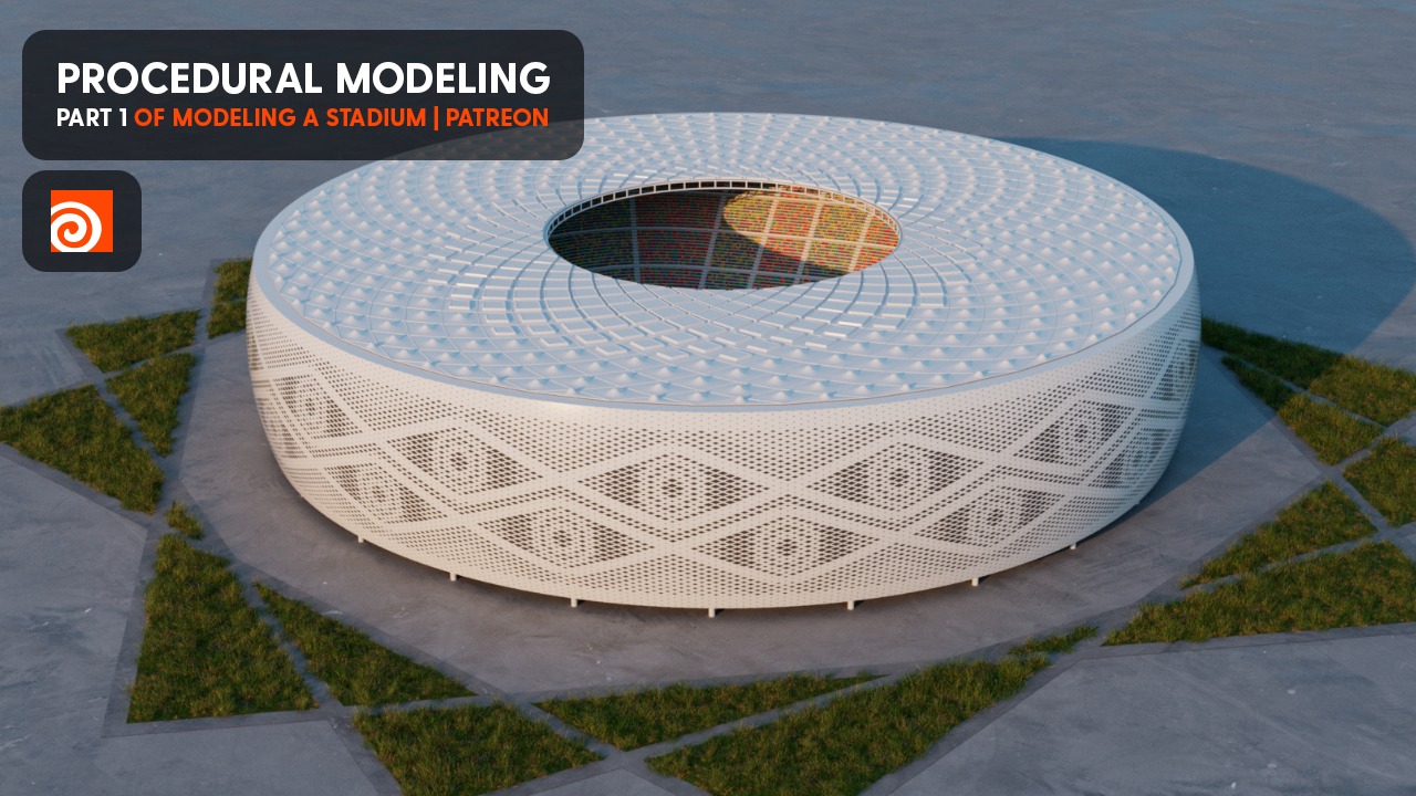 Procedural Modeling of a Stadium in Houdini - cgside