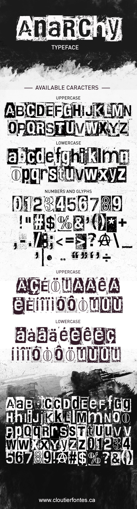 CF Punk Style font Bundle vol. 1