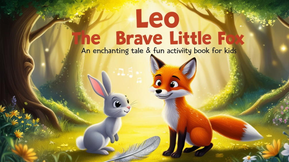 Leo the Brave Little Fox - An Enchanting Tale & Fun Activity Book For Kids