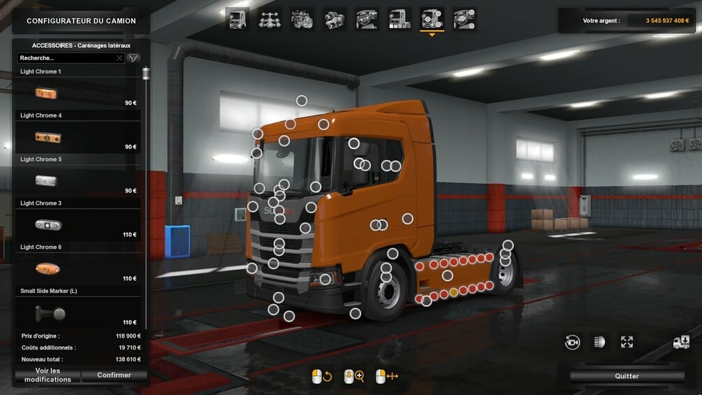 [ETS2] Slots Sideskirts Scania NTG
