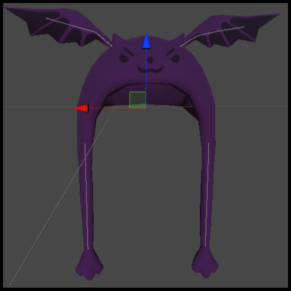 Bat Hat (rigged)