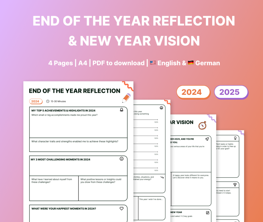 End of the Year Reflection & New Year Vision