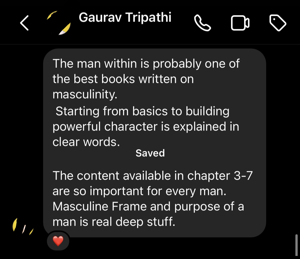 The Man Within: Complete guide to be a High Value Man