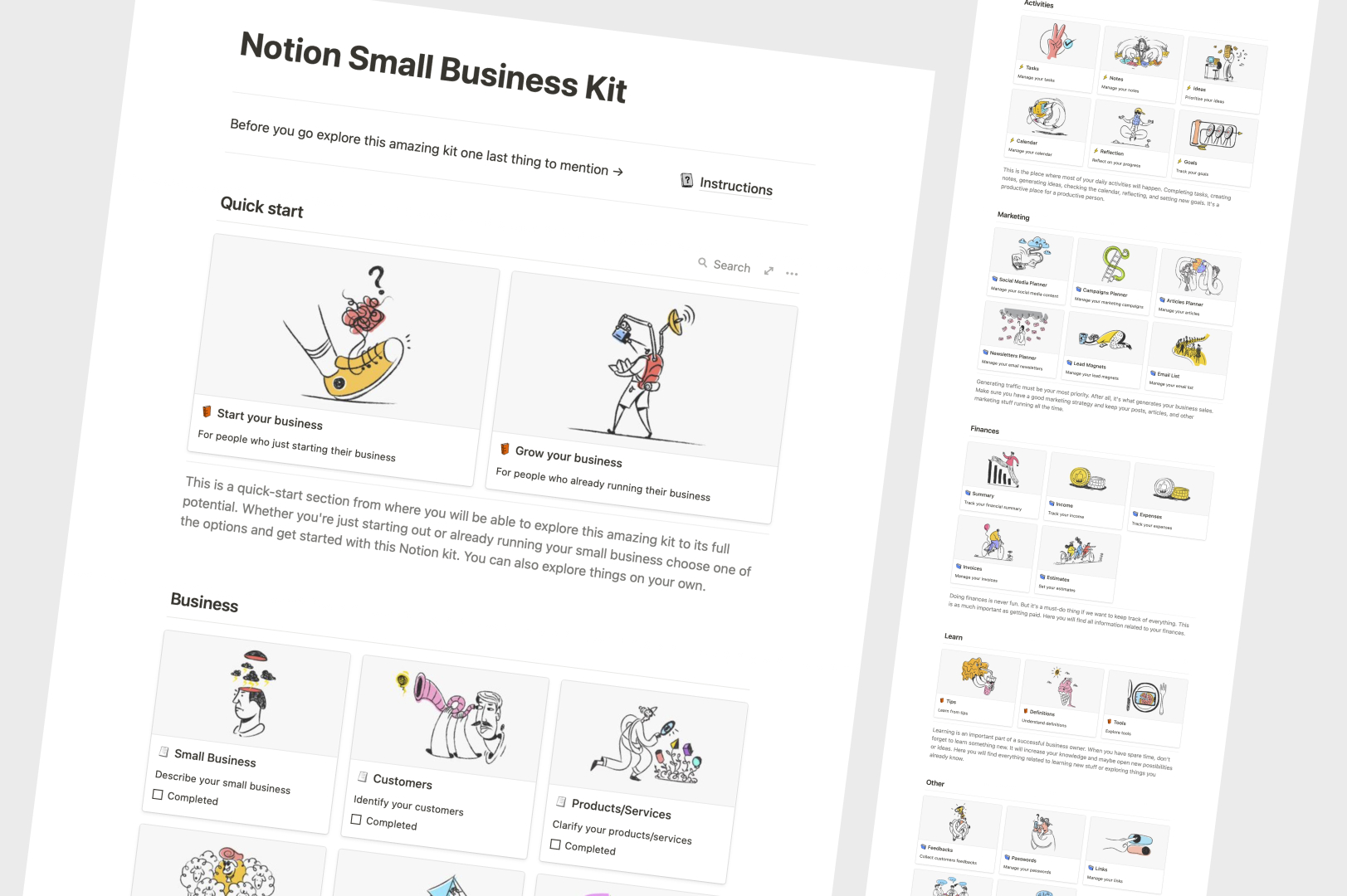 Notion Small Business Kit