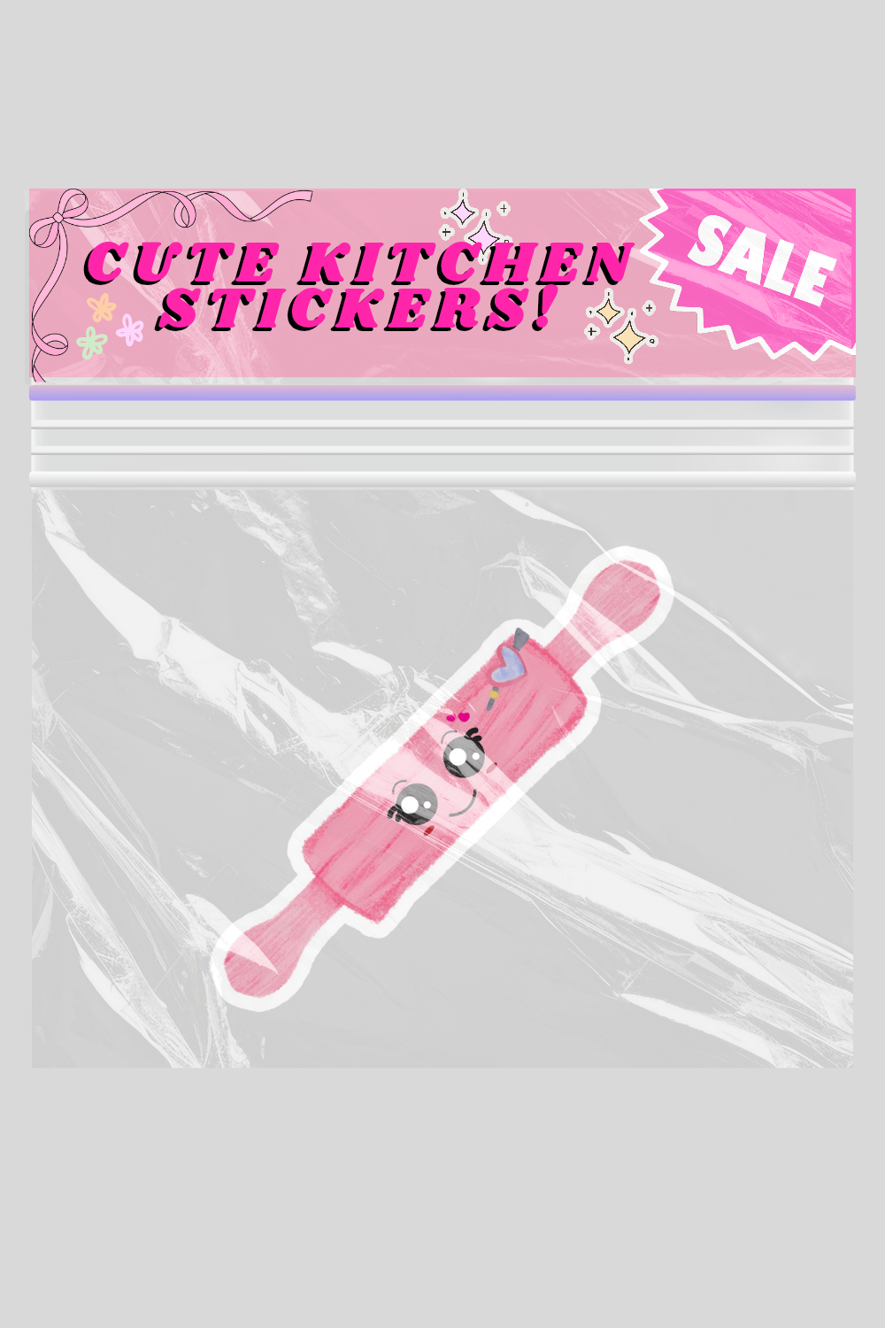 Kawaii Kitchen Sticker Pack – Cute Digital Stickers for Planners ...