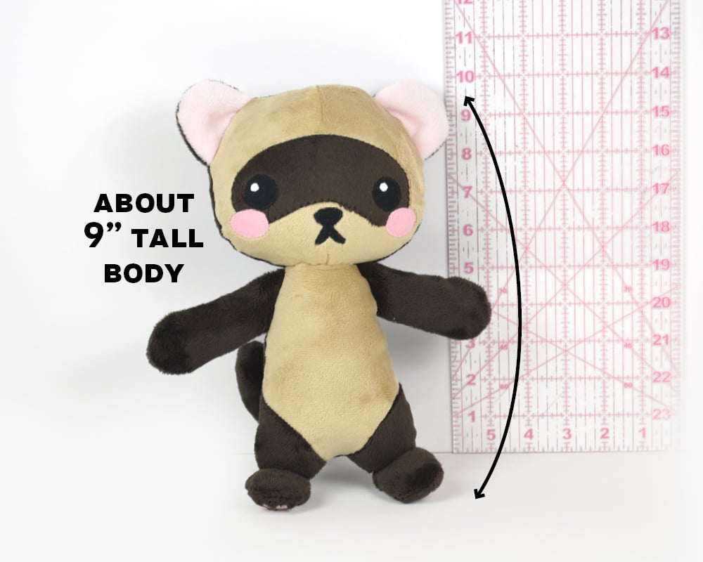 Ferret Plush Sewing Pattern