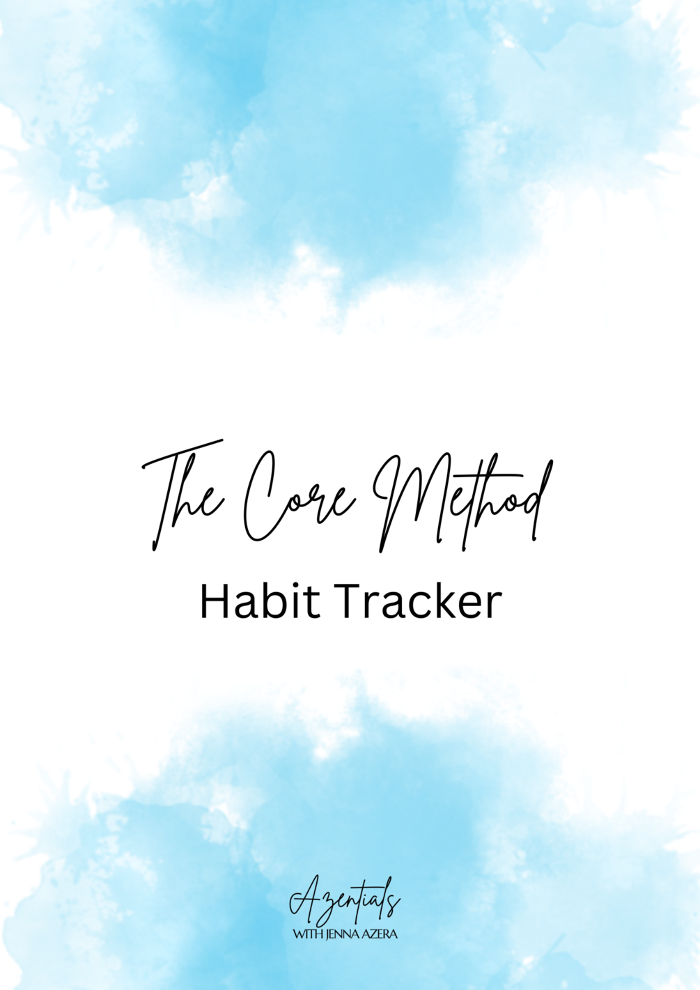 The Core Method Habit Tracker