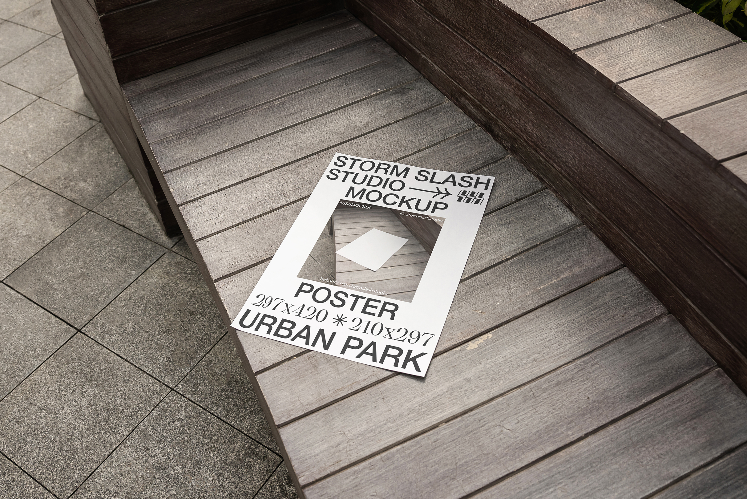 URBAN PARK POSTER MOCKUP BUNDLE - 11 MOCKUPS