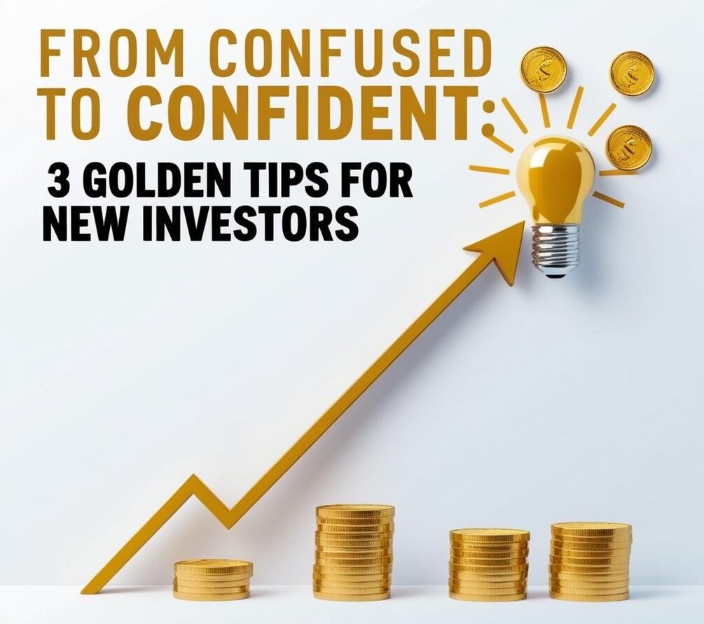From Confused to Confident: 3 Golden Tips for New Investors