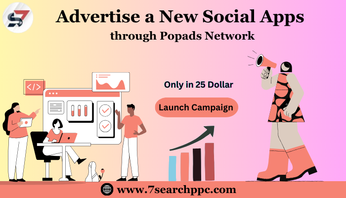 Promote a New Social App on the Network of Pop-Up Ads
