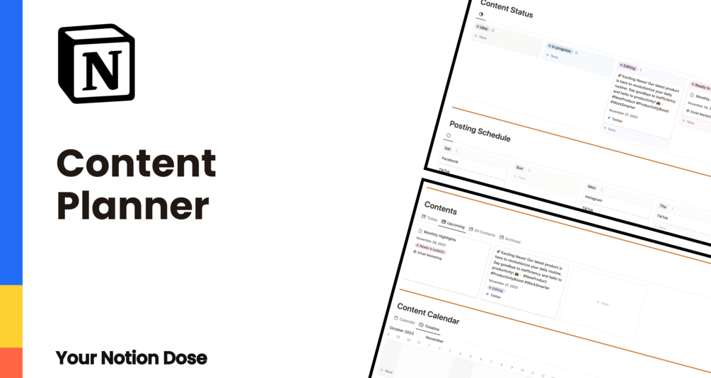 [Notion] Content Planner