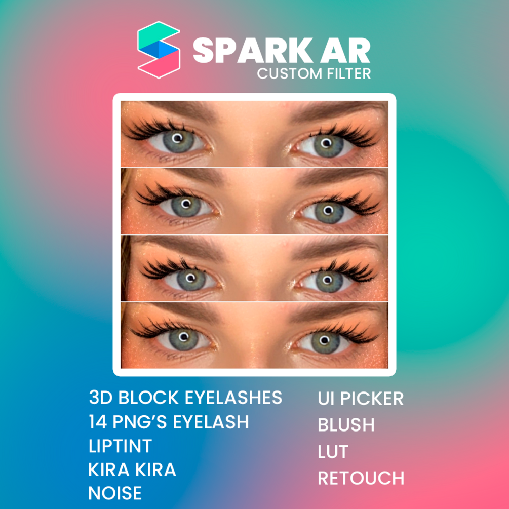 Spark AR 3D Eyelash Block + Extras