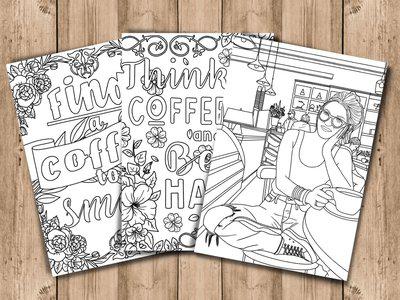 Coffee Coloring Pack