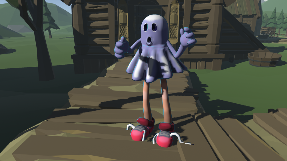 Sneakers ghost vrchat avatar