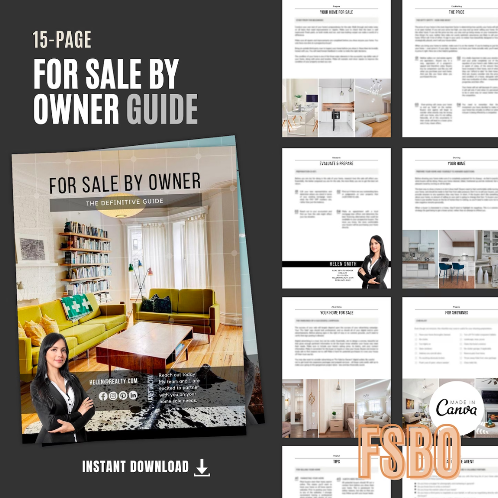 Real Estate FSBO Guide | Real Estate Marketing | Home Seller Guide ...