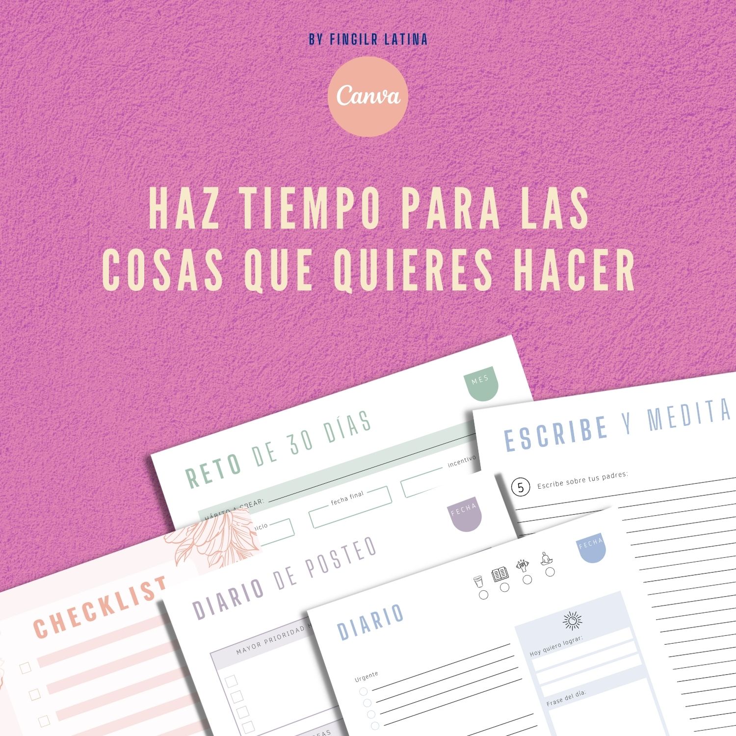 KIT PREMIUM PLANNER - 125 plantillas - incluye licencia de uso comercial