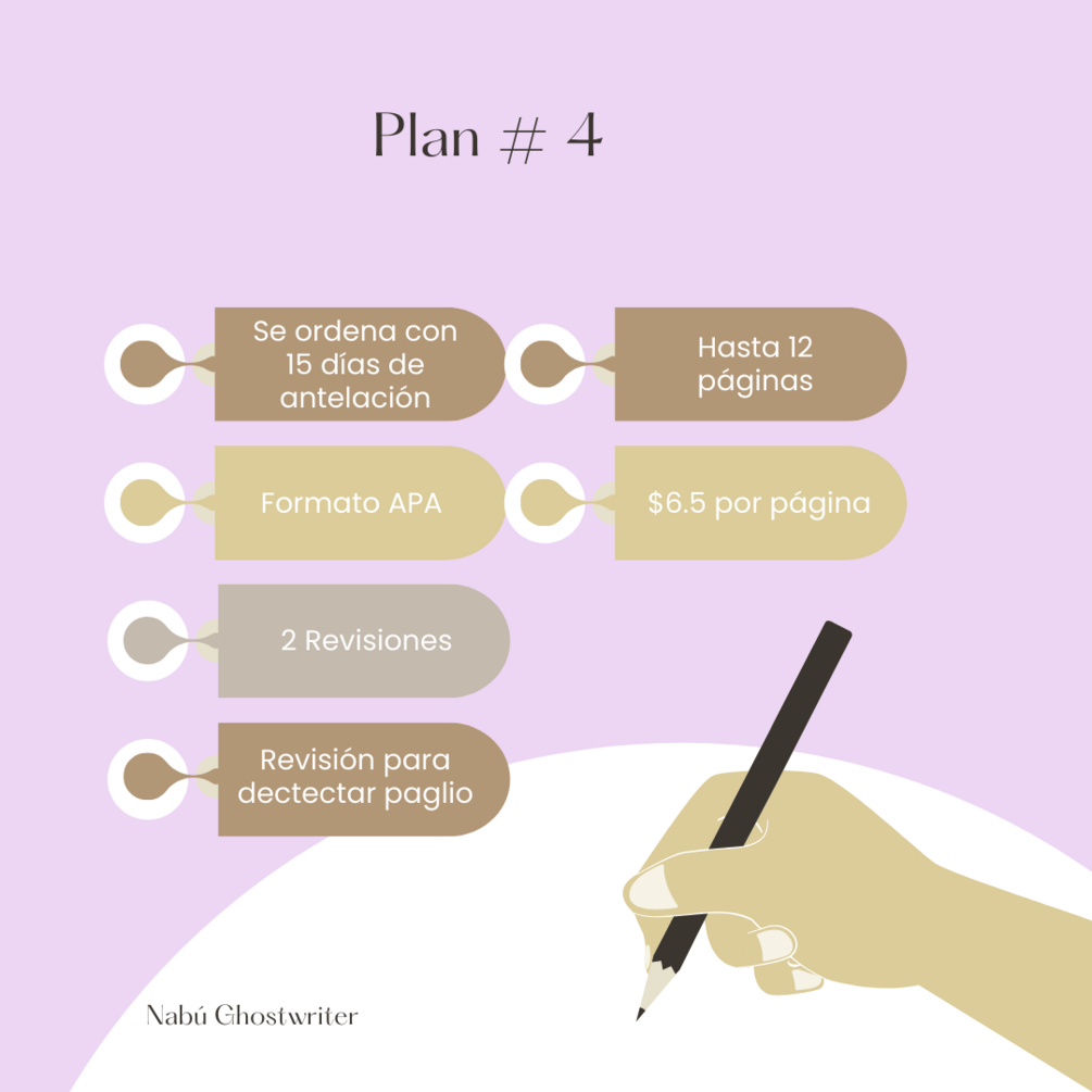 Plan # 4