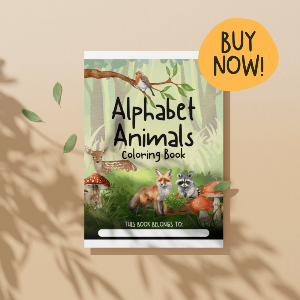 Alphabet Animals Coloring Book