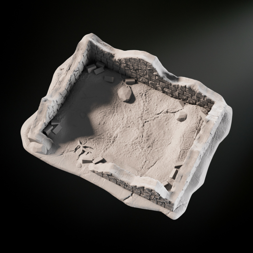 Building Ruins I – STL File for Wargaming Terrain, Fantasy Scenery ...