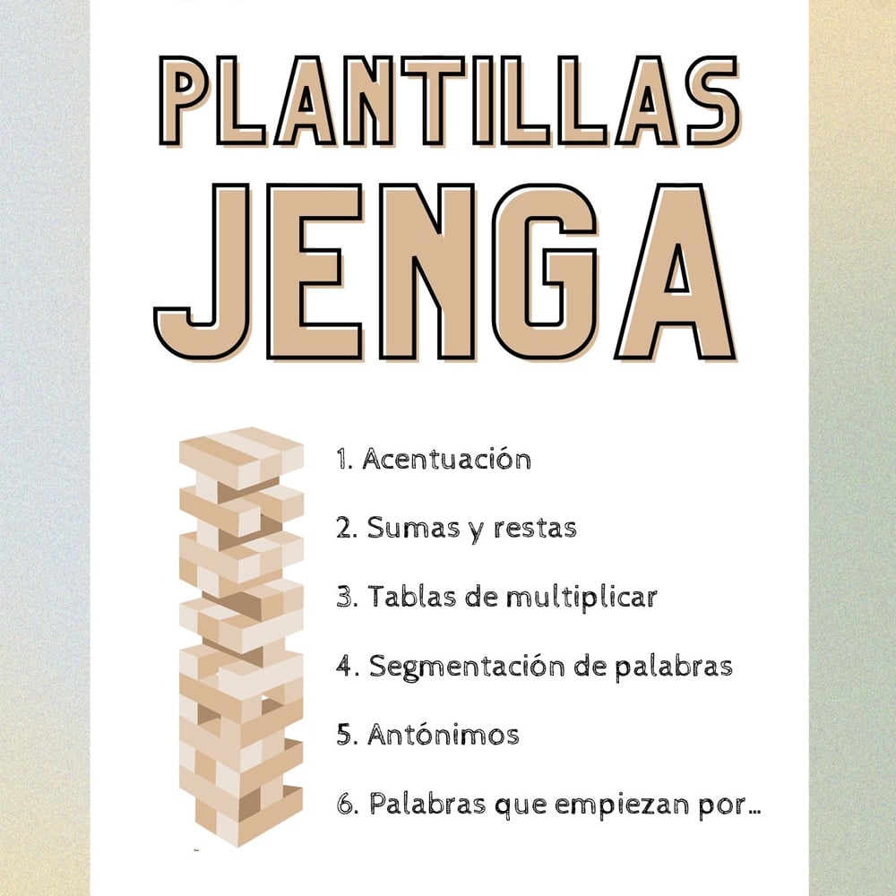 Jenga - Plantillas