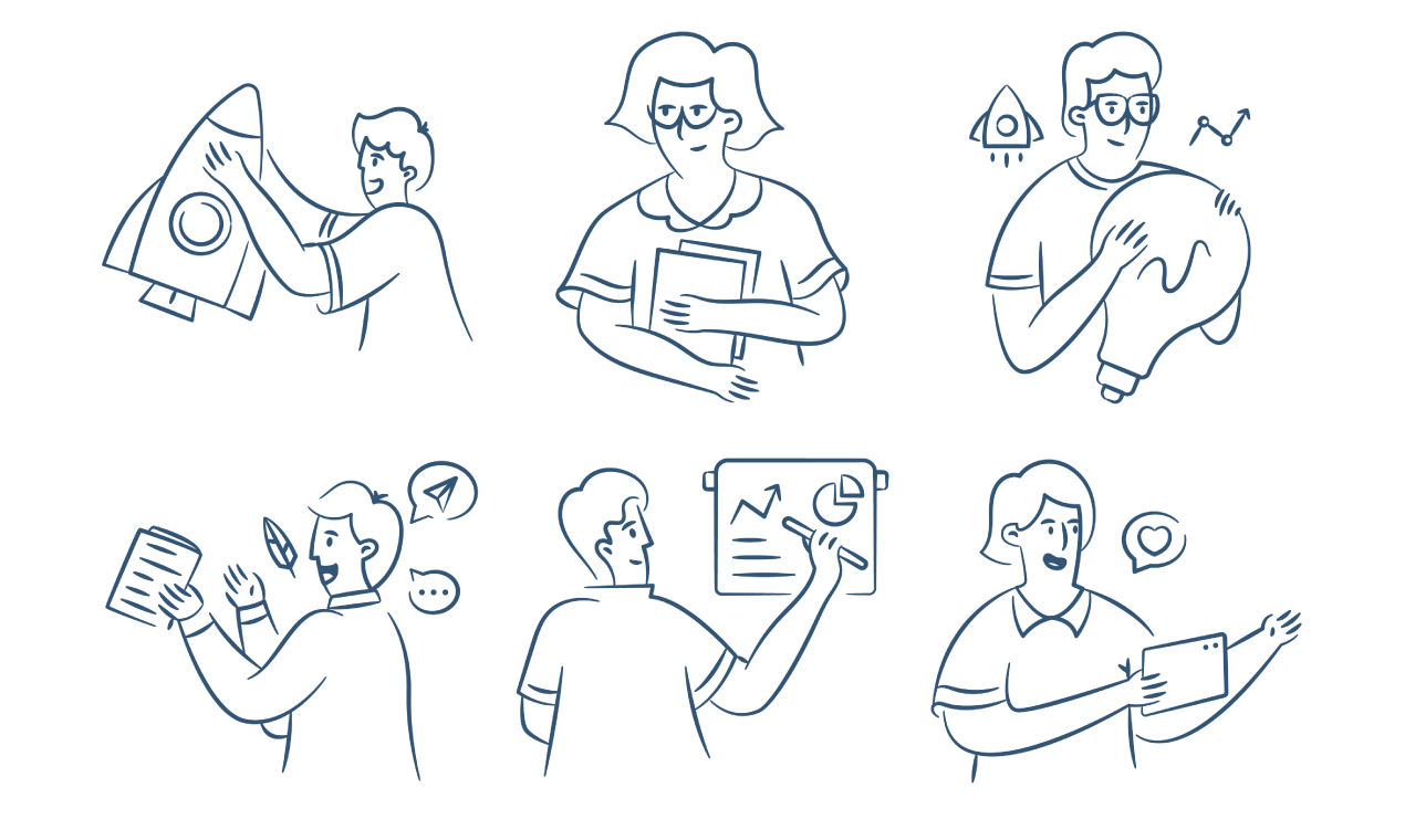 Eddy illustrations - 90 Vector Elements