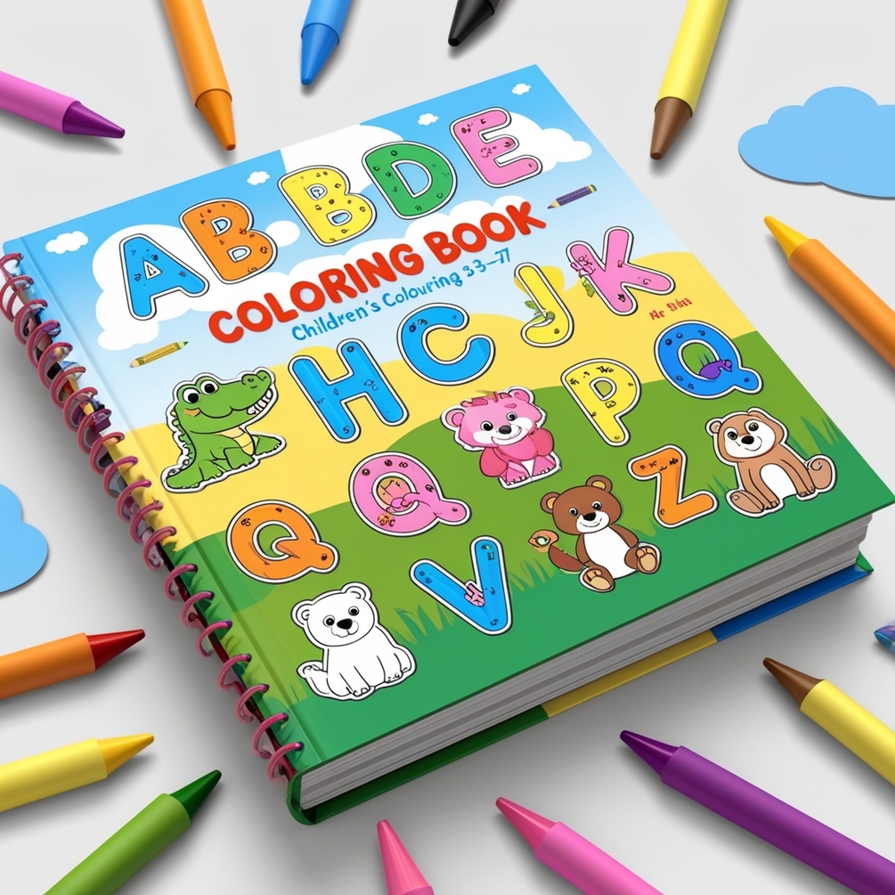 Animals Alphabet A to Z Coloring Book