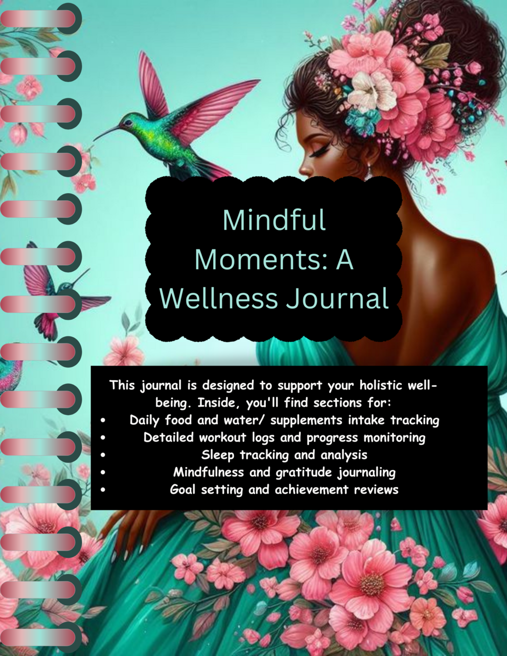 'Mindful Moments', health and wellness journal