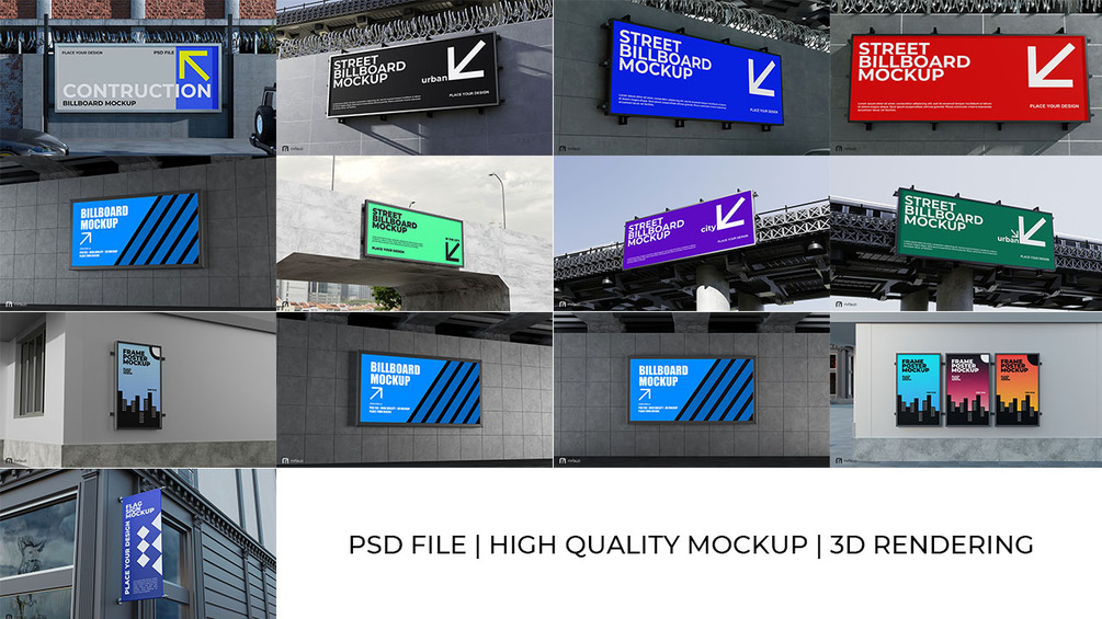 Advertising Billboard and Poster Frame for Branding Identity