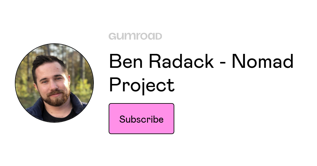 Ben Radack - Nomad Project