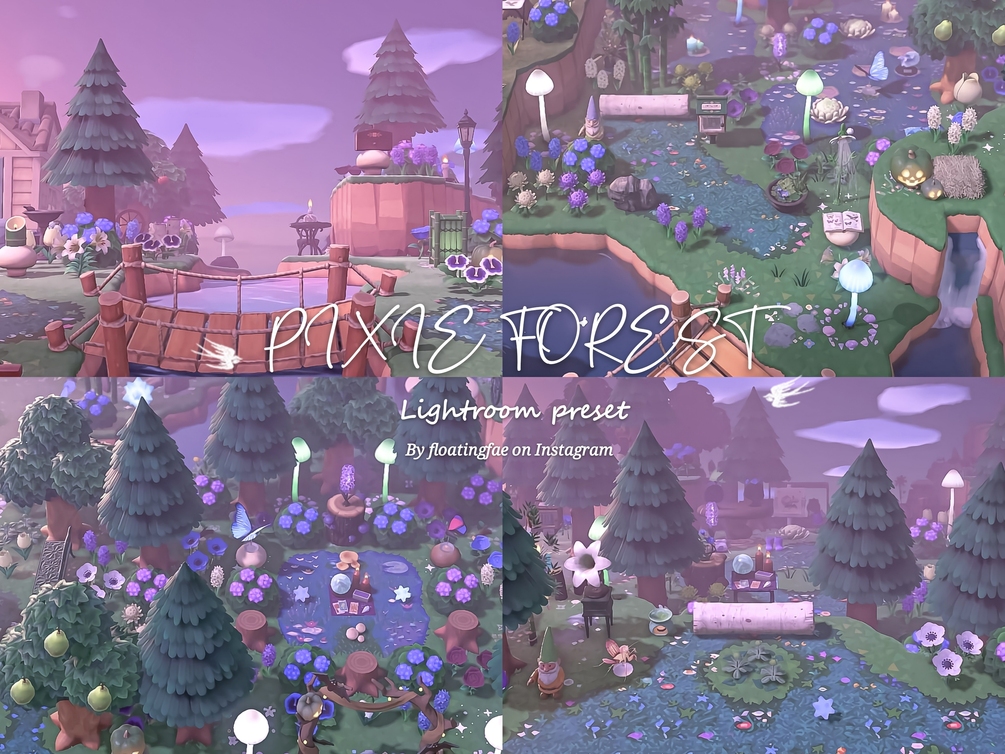 Animal Crossing New Horizons Lightroom Preset: Pixie Forest