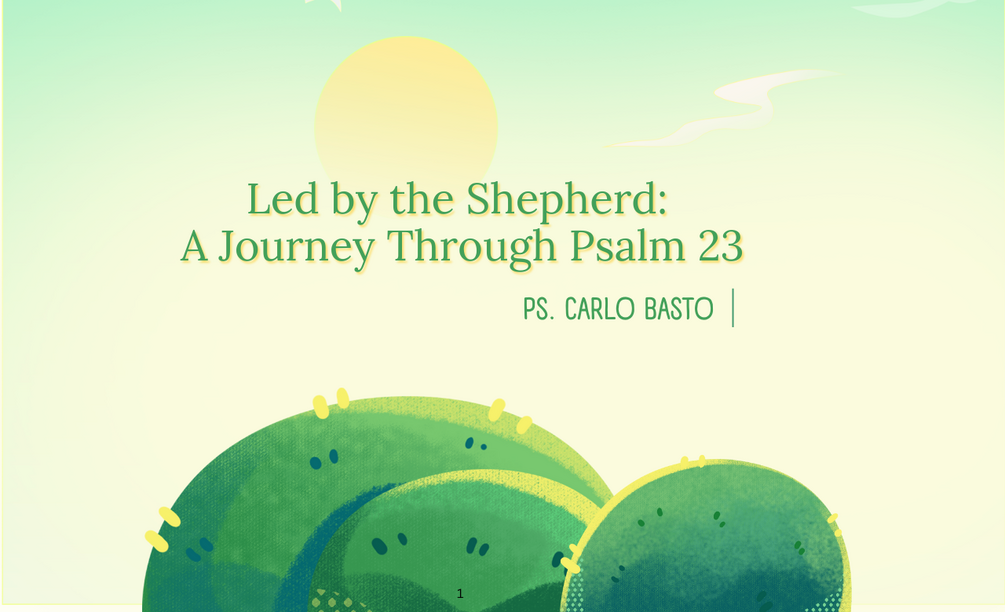 Led by the Shepherd: A Journey Through Psalm 23 (eBook)