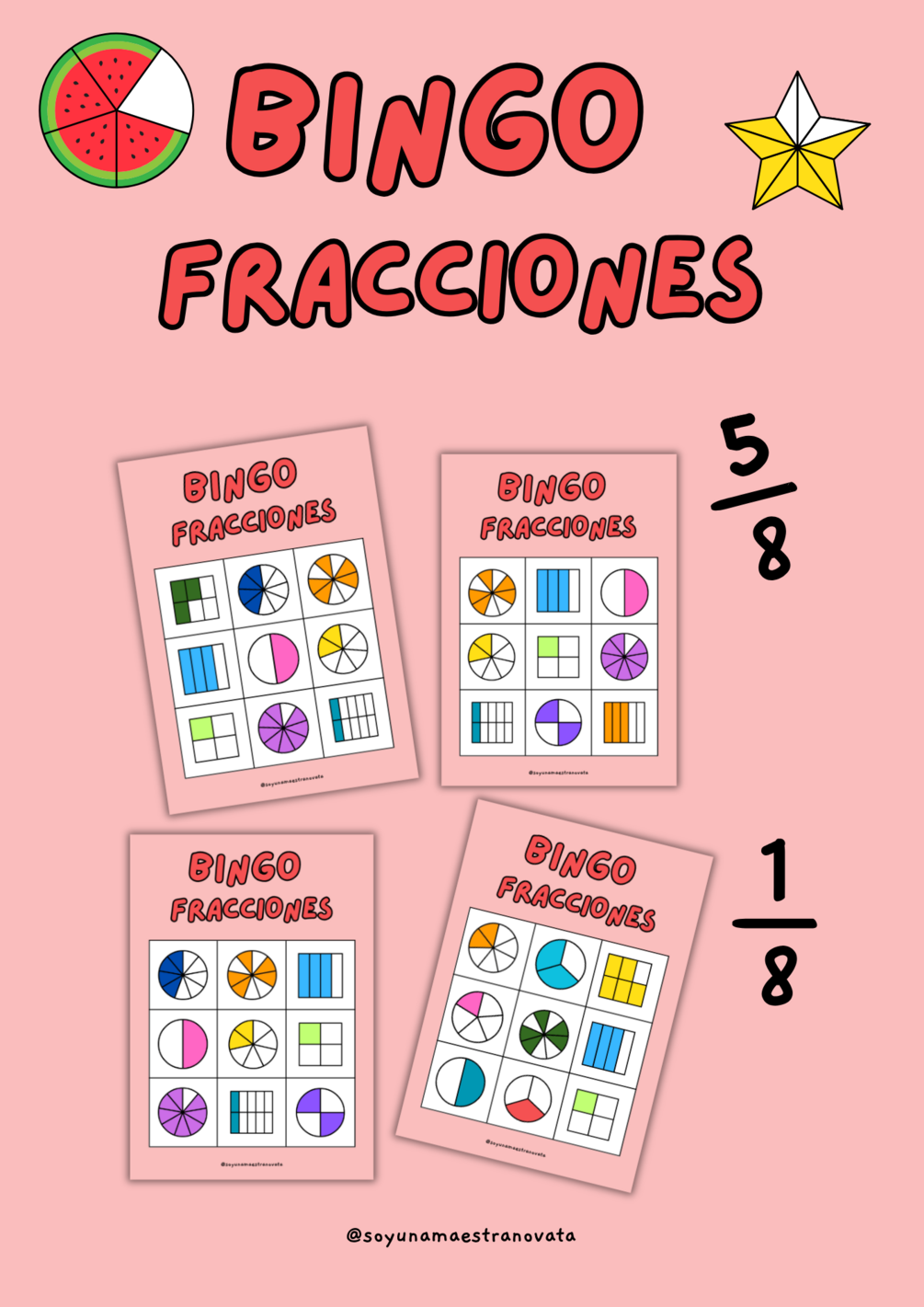 BINGO DE FRACCIONES