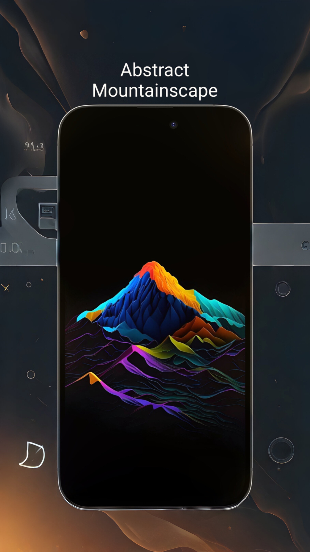 Abstract Mountainscape