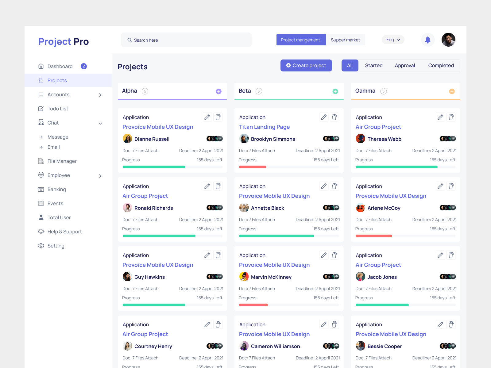 Project Management Web App Part 2