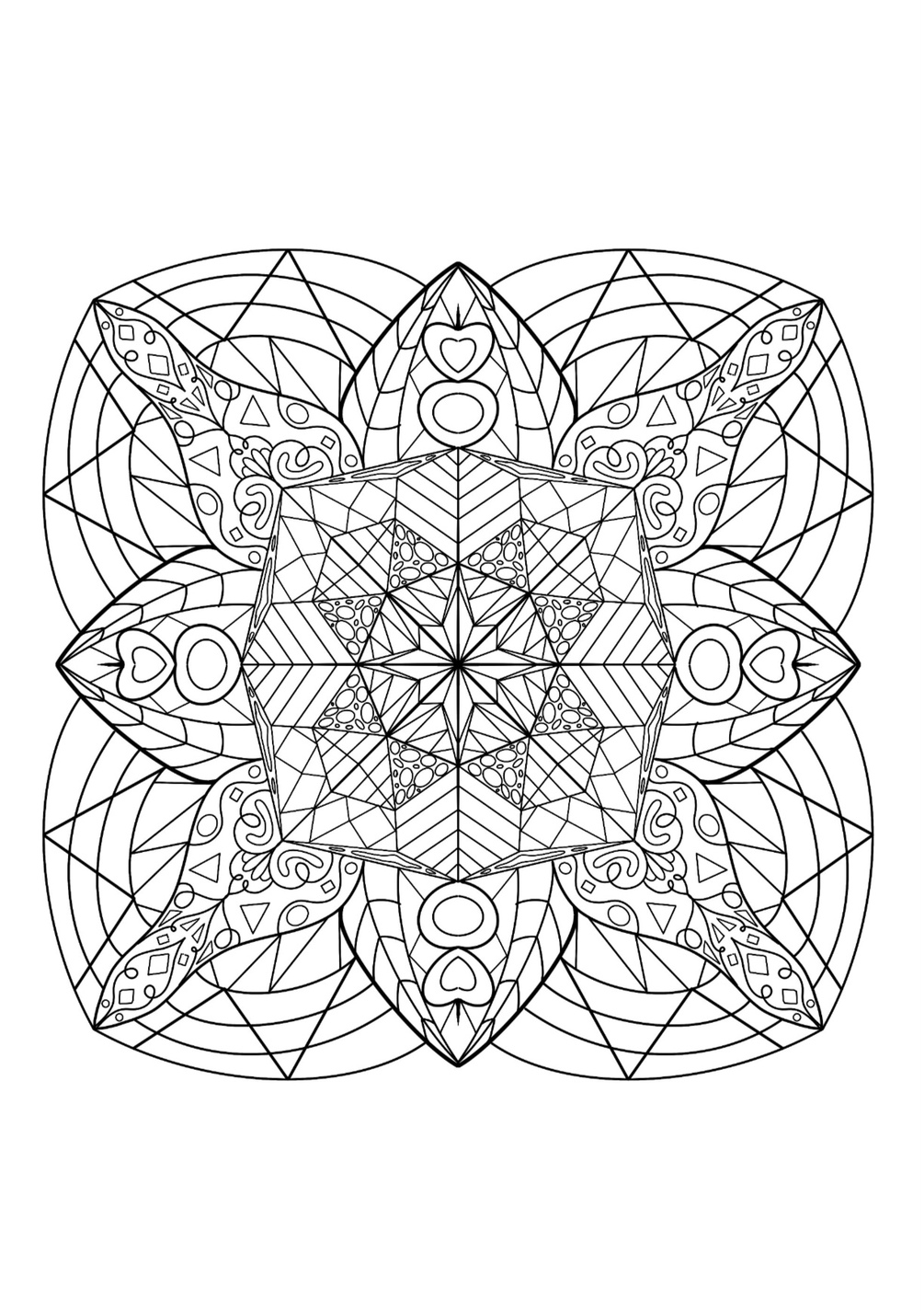 Geometric mandalas