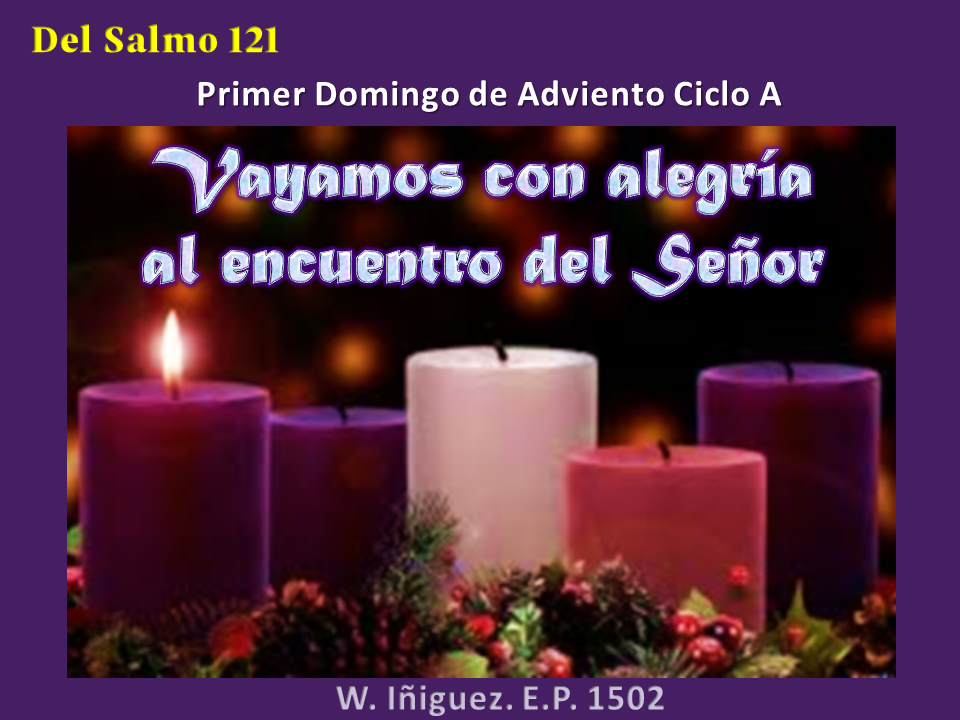 Partitura: Salmo 121 - Vayamos con alegría, al encuentro del Señor ...