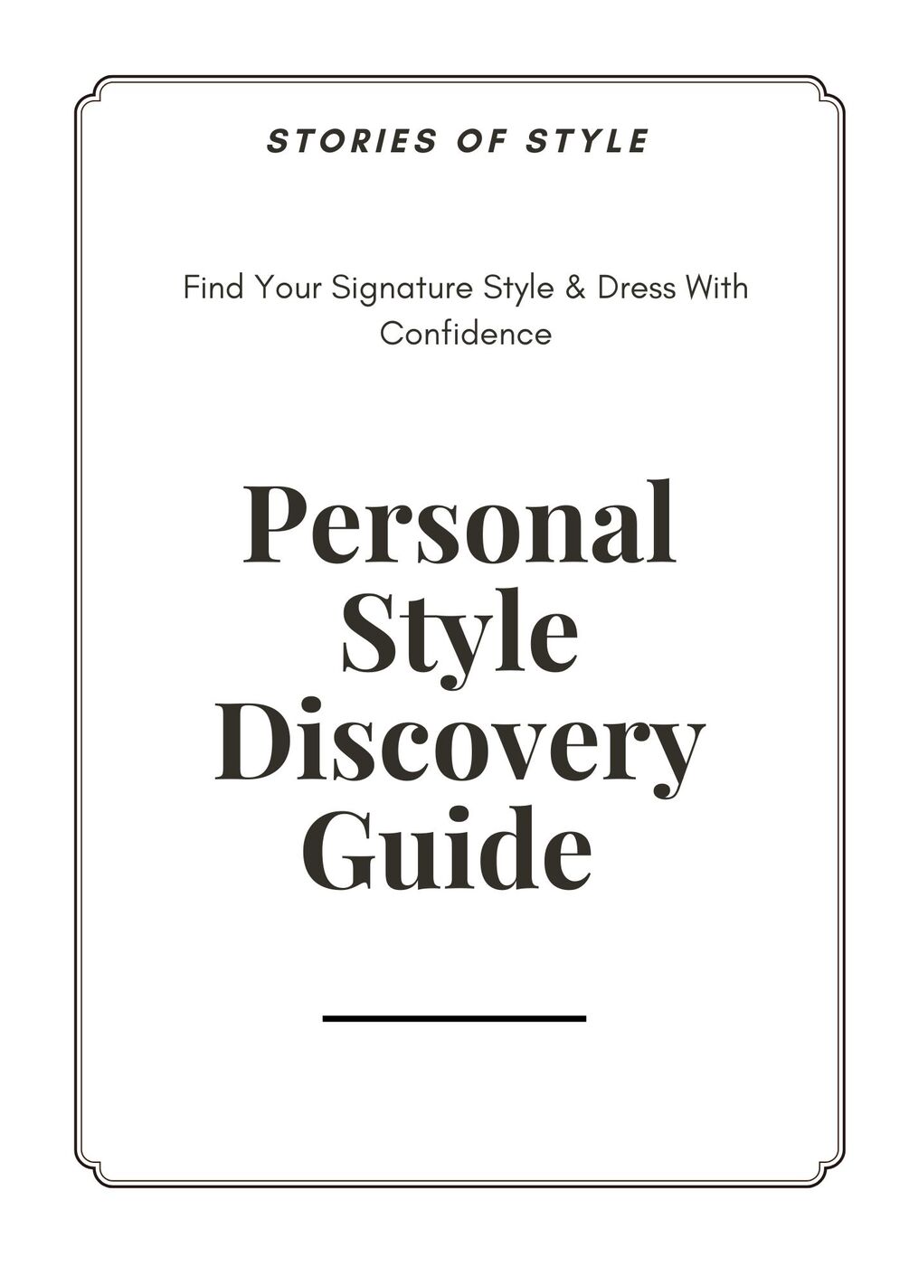 Your Personal Style Discovery Guide