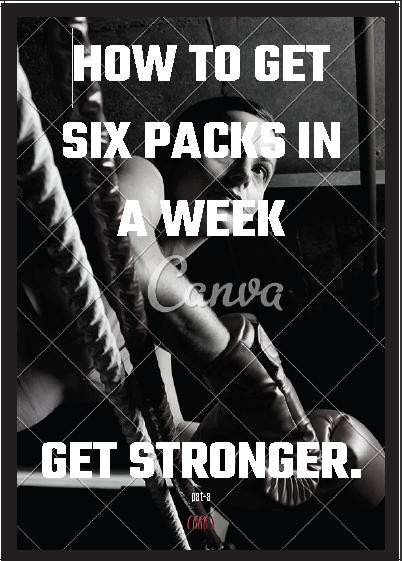 how to get six packs in a week