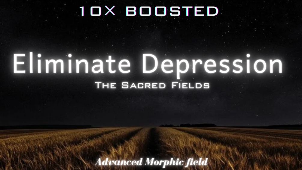 10X Boosted Eliminate Depression Morphic Field: Emotional Healing & Renewed Hope