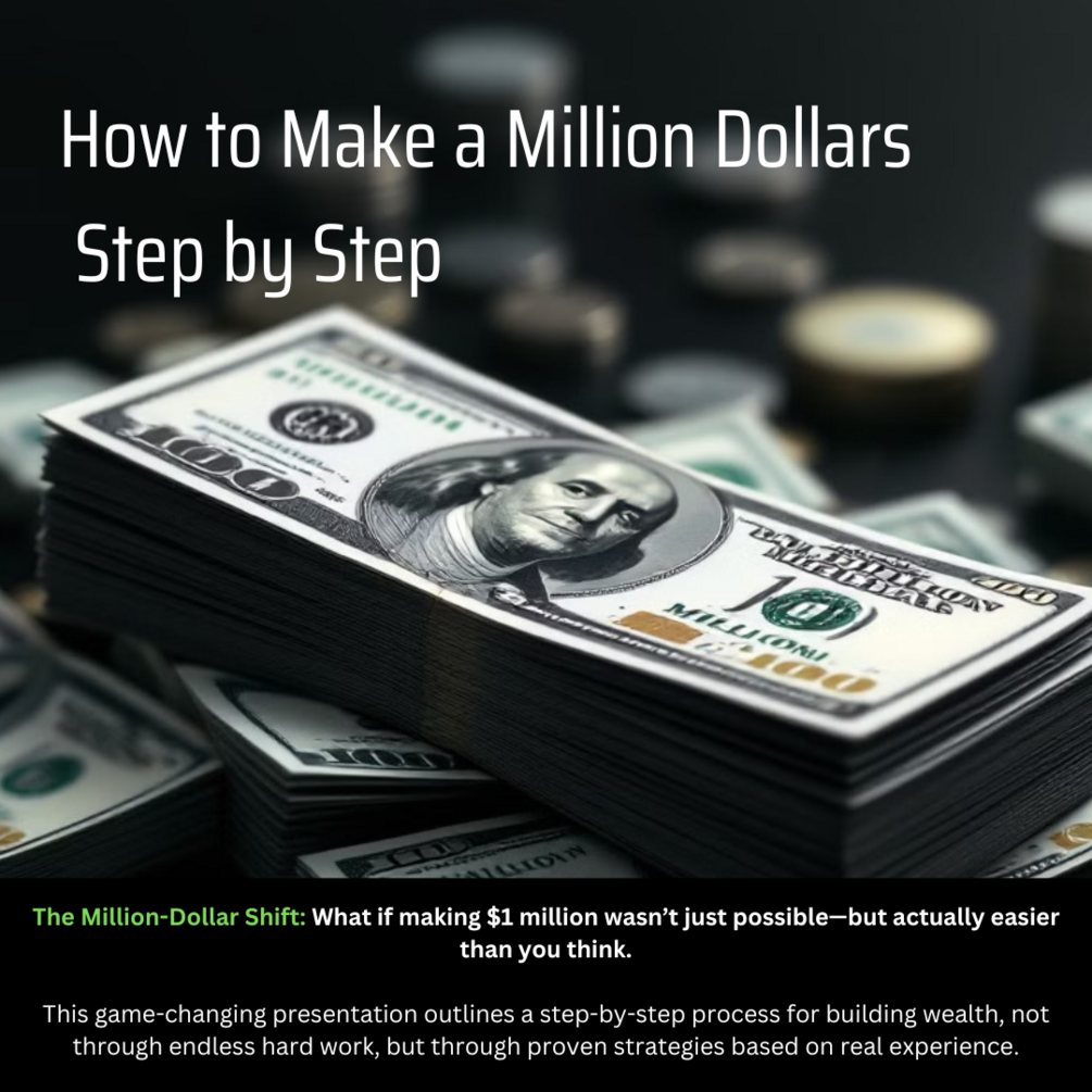 How to Make a Million Dollars Step by Step
