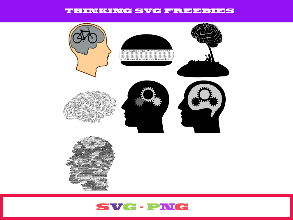 Thinking Freebie Svgs