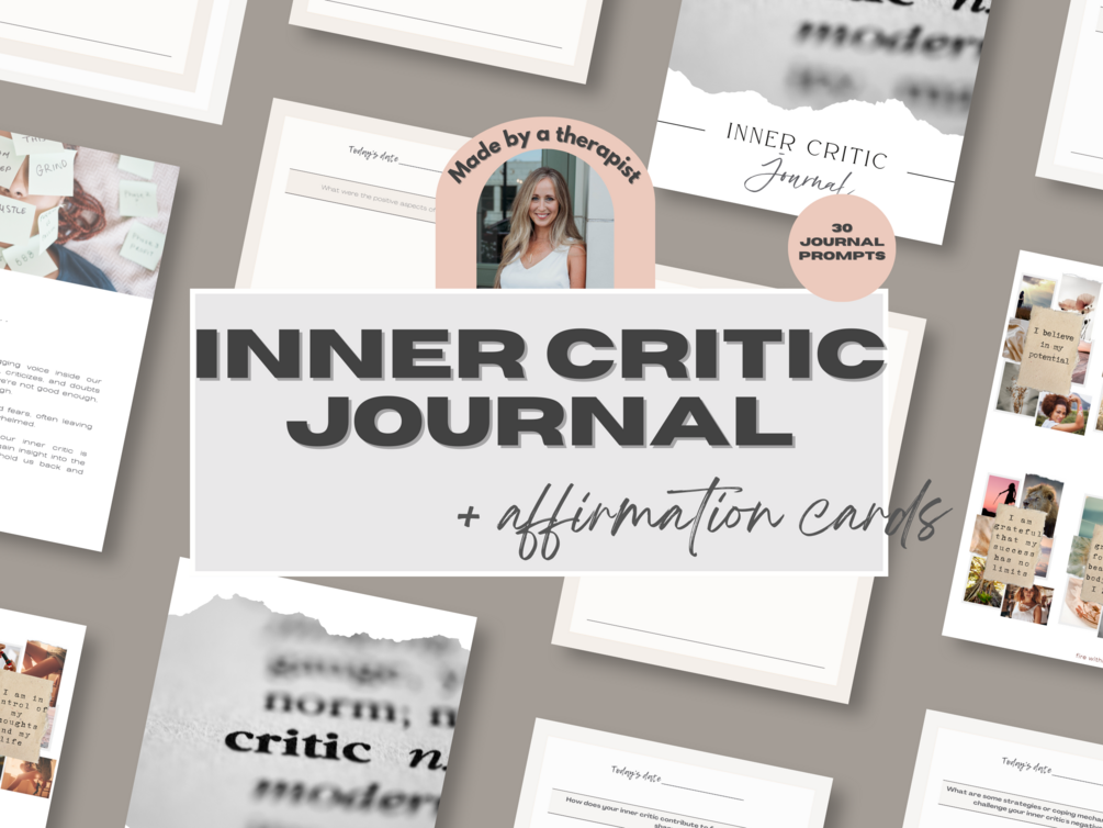 Inner Critic Journal and Affirmation Cards