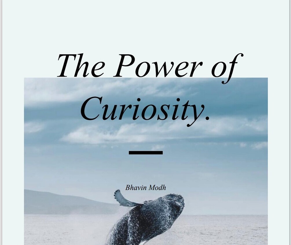 The Power of Curiosity