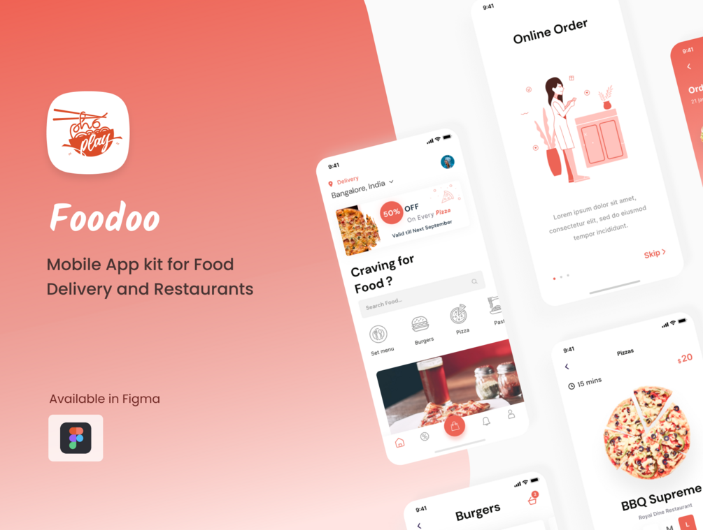 Foodoo - Food delivery app