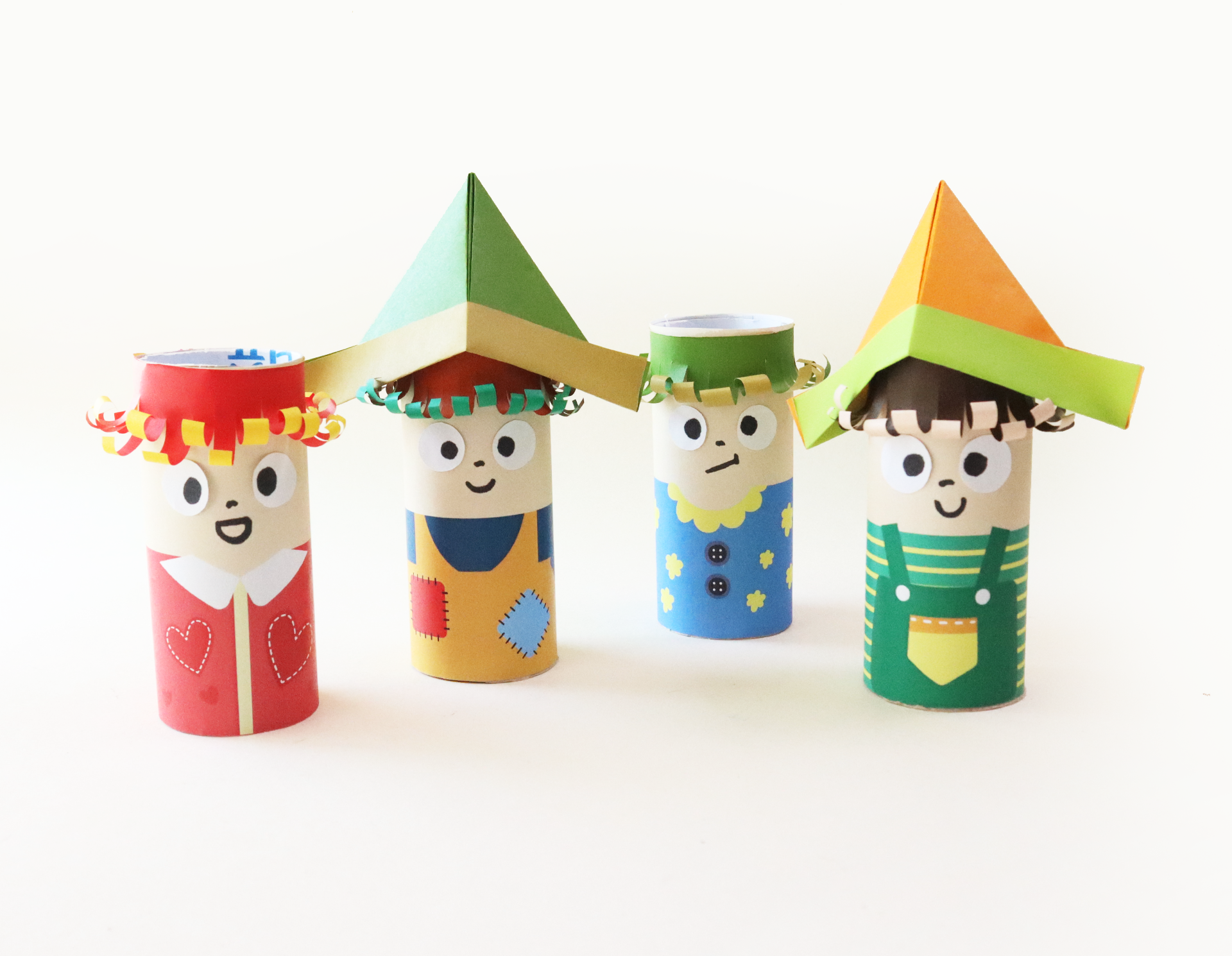 Easy Toilet Paper Roll Scarecrow for Preschool - Printable PDF