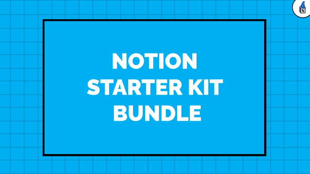 Notion Starter Kit Bundle (5 Templates)